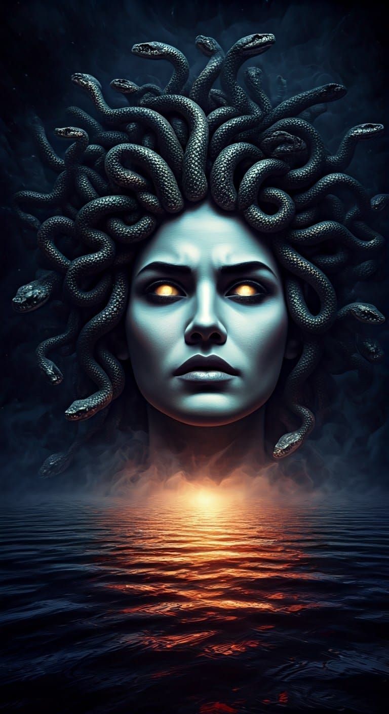Portrait of Medusa - Portrait of Medusa