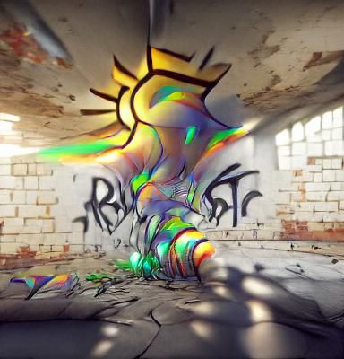 8k resolution graffiti sunshine rays - AI Generated Artwork - NightCafe ...