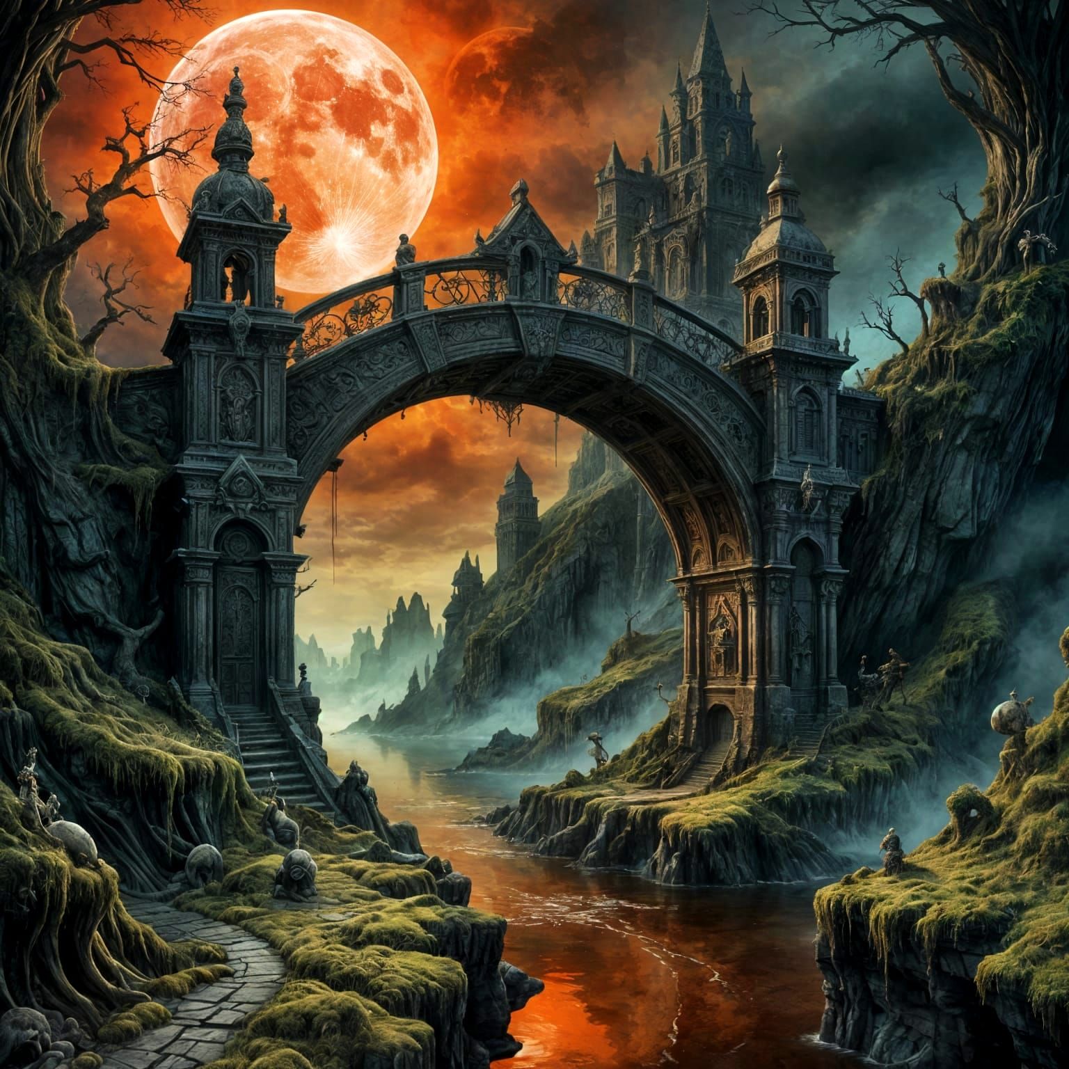 Baroque fantasy bridge - Baroque fantasy bridge