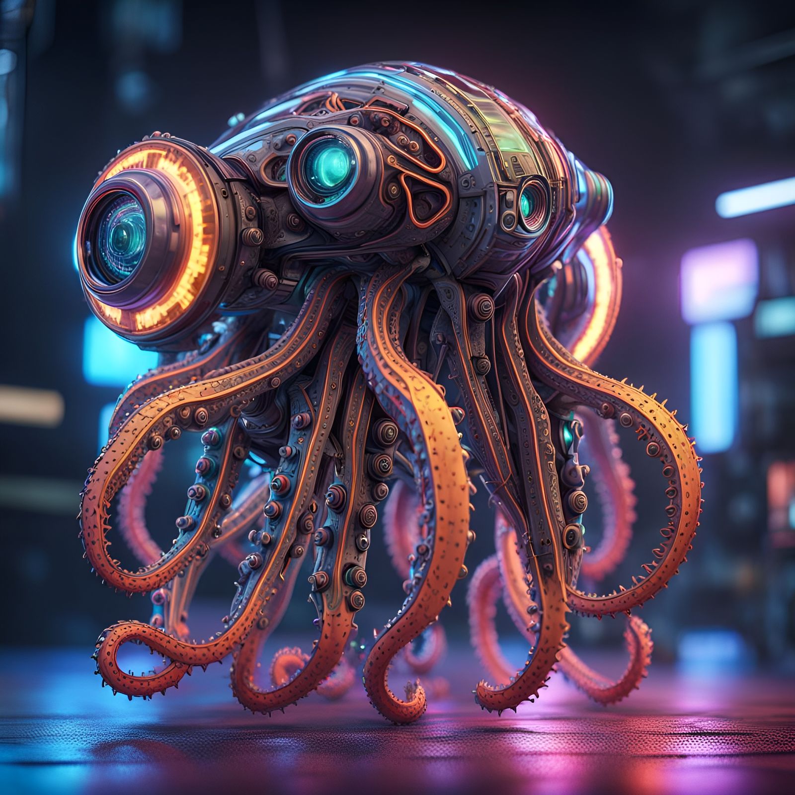 Octobot - AI Generated Artwork - NightCafe Creator