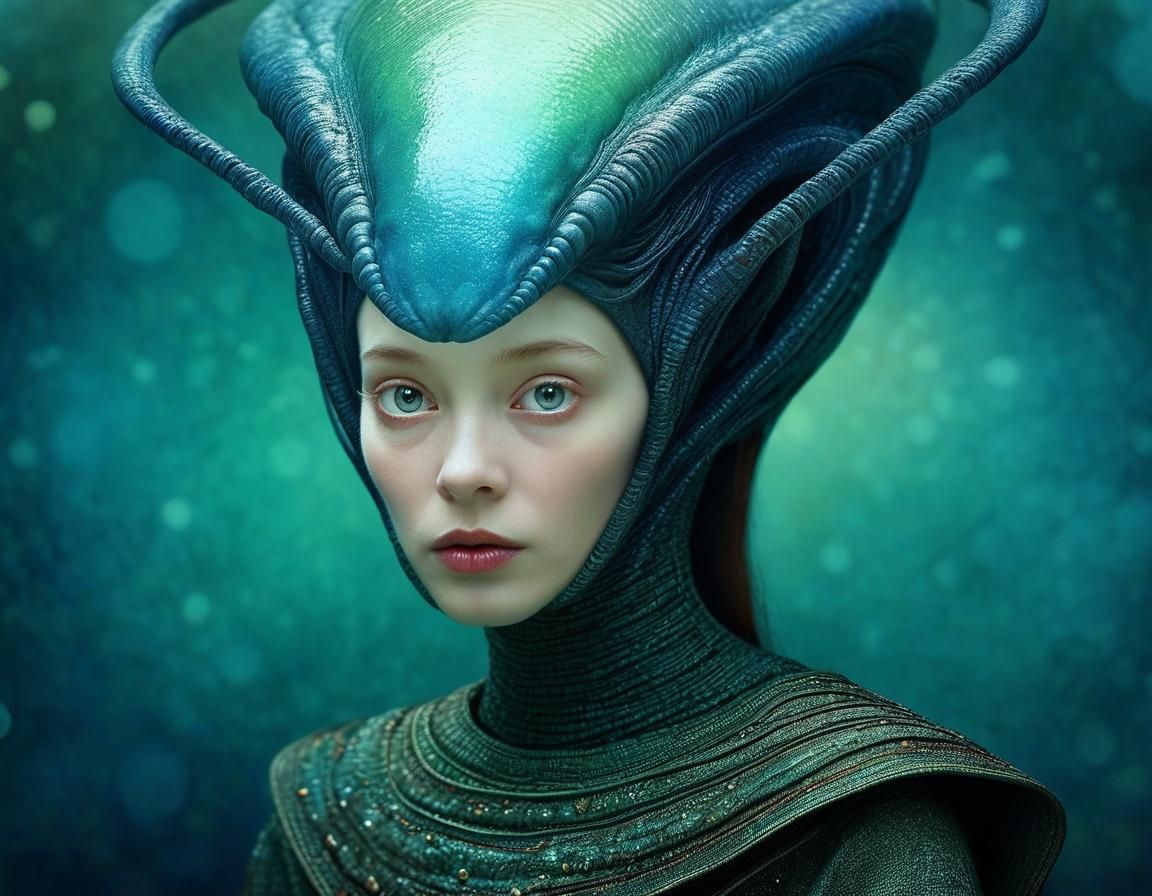 Alien Fancy Dress - AI Generated Artwork - NightCafe Creator