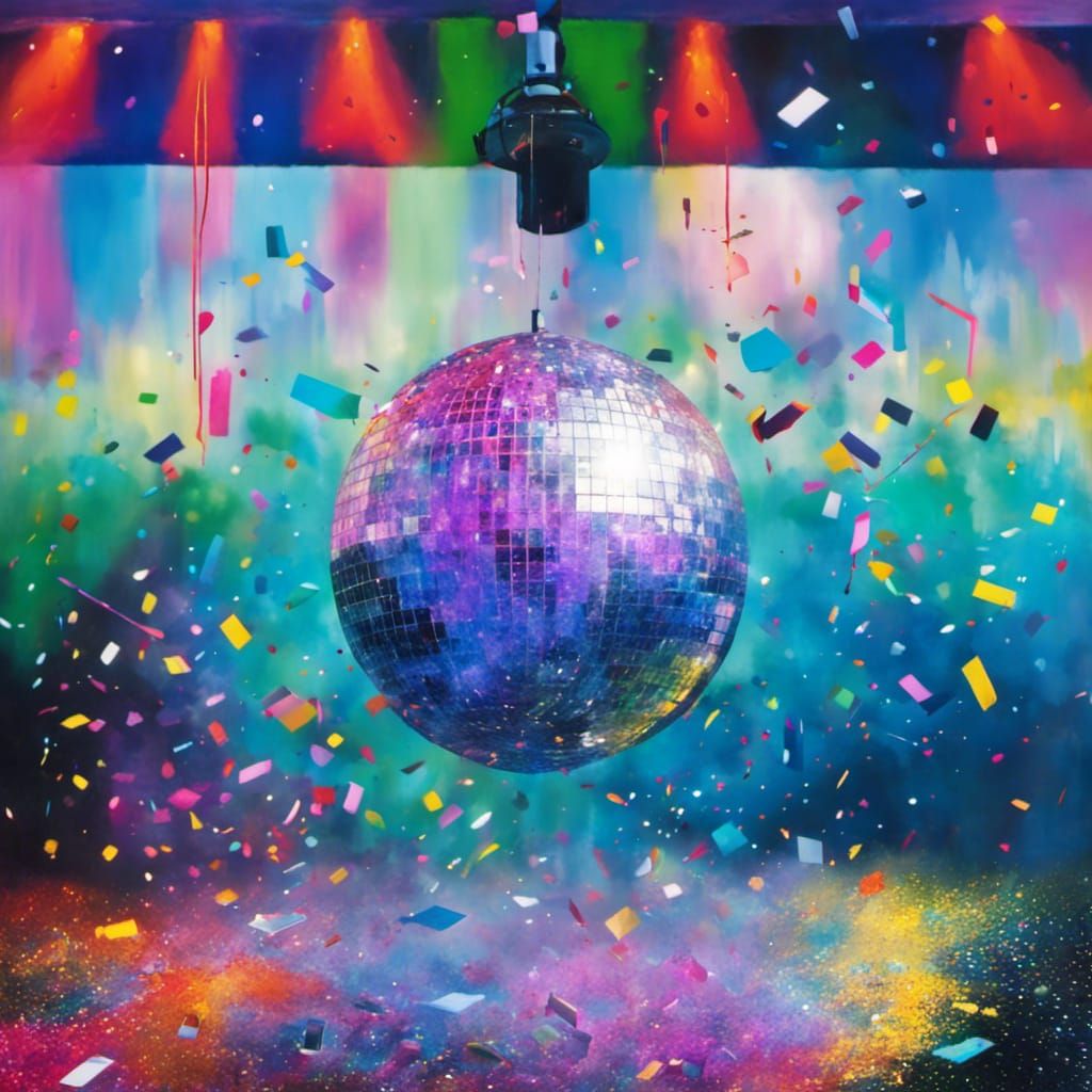 Disco Ball Glitter - AI Generated Artwork - NightCafe Creator