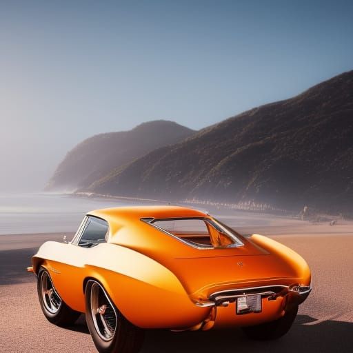 Summer Corvette - AI Generated Artwork - NightCafe Creator