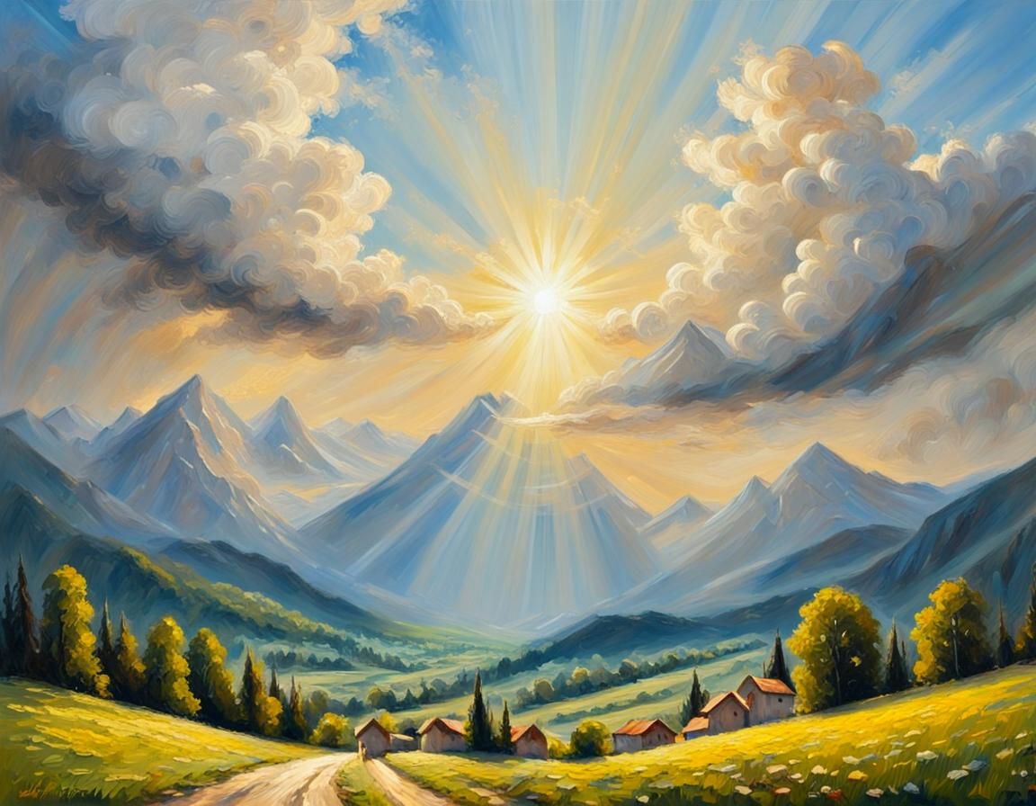 UNDER A GLORIOUS SUN - AI Generated Artwork - NightCafe Creator