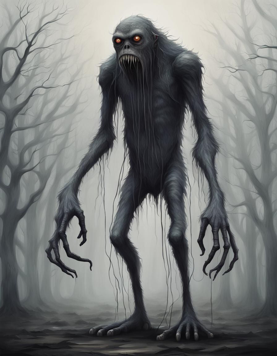 Social anxiety disorder visualized as a monster - AI Generated Artwork ...