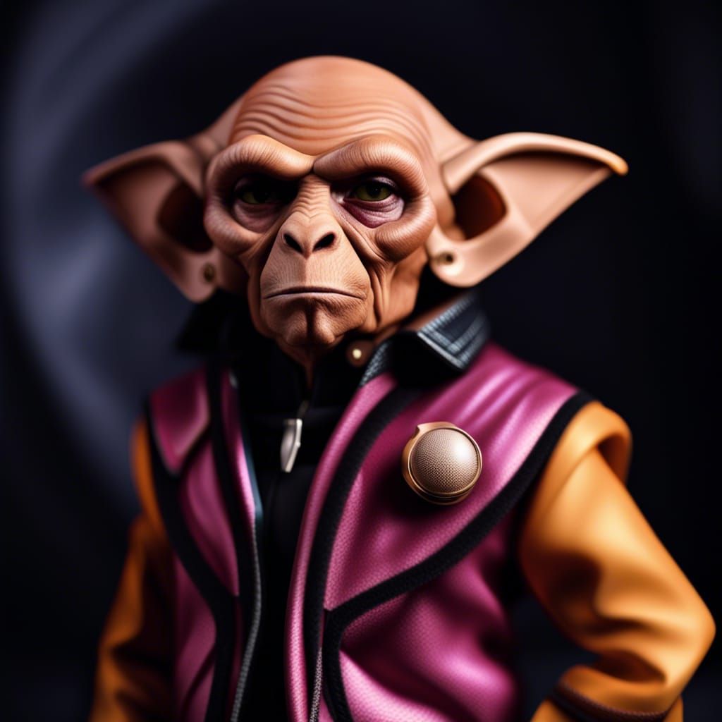 Quark the Ferengi in a pimp jacket - AI Generated Artwork - NightCafe ...