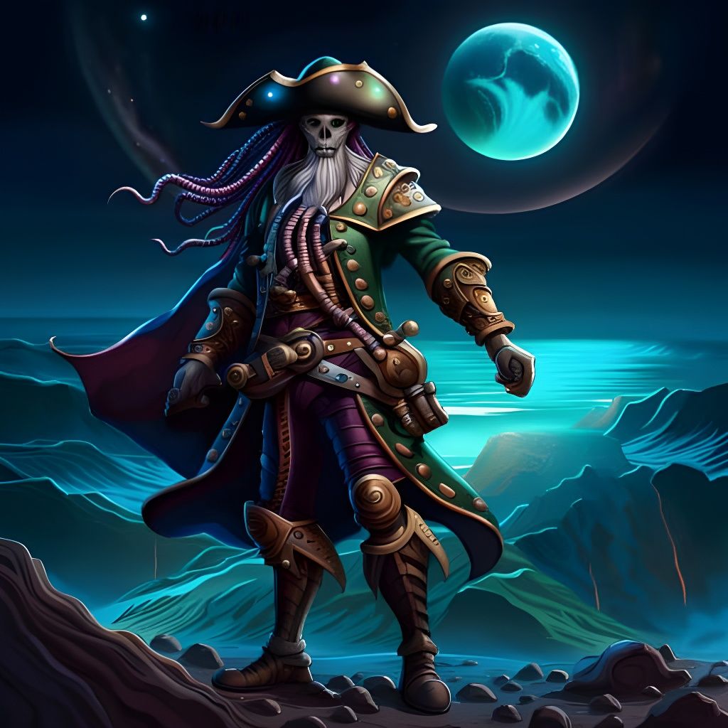 Alien Pirate - AI Generated Artwork - NightCafe Creator