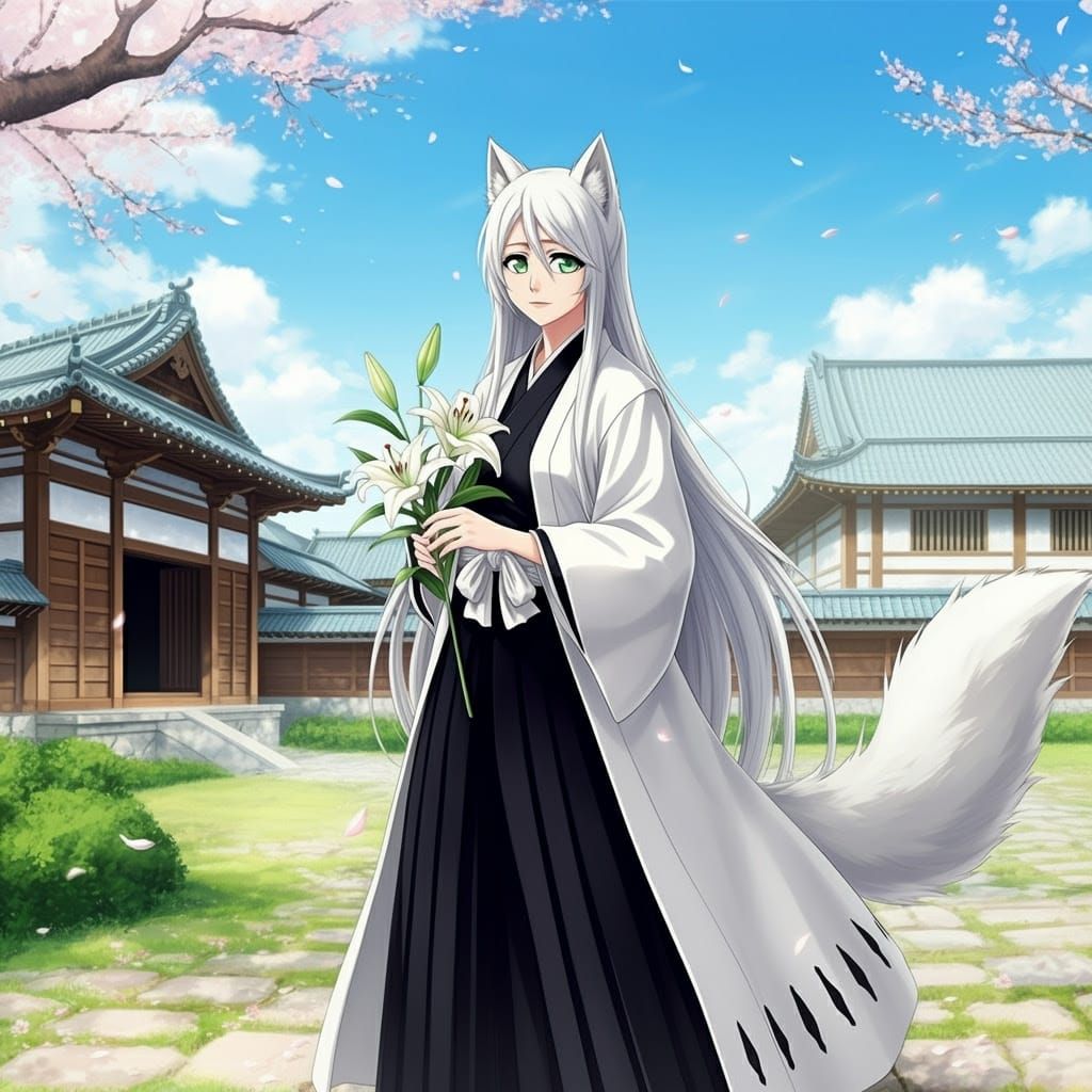 Soul Reaper healer Wolfie by the Kuchiki Manor