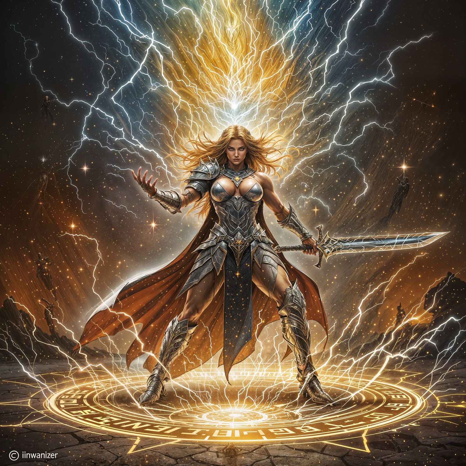 Knight summons water elemental (inspiration)