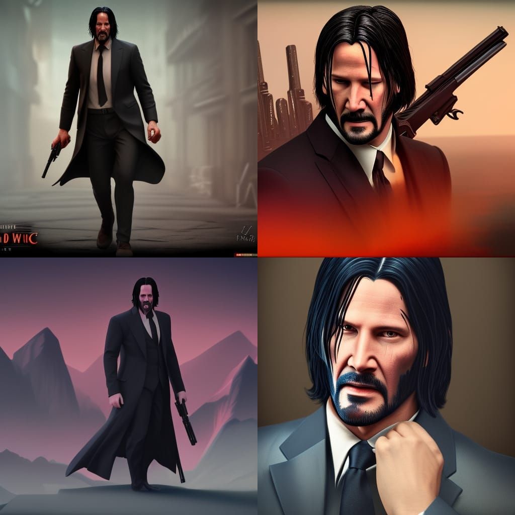 john wick - AI Generated Artwork - NightCafe Creator