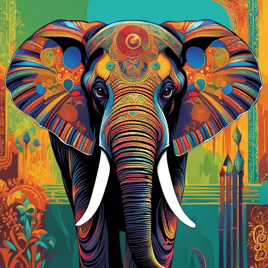Elephant - AI Generated Artwork - NightCafe Creator