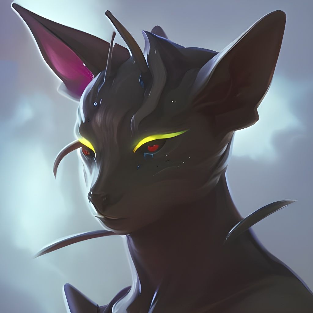 Demonic Eldridge Shadow jackal - AI Generated Artwork - NightCafe Creator