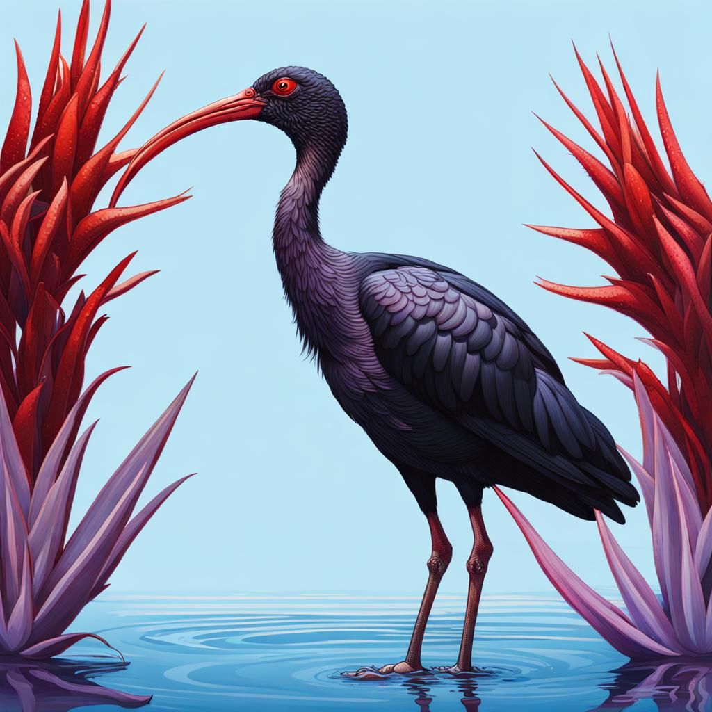 Royal Ibis - AI Generated Artwork - NightCafe Creator