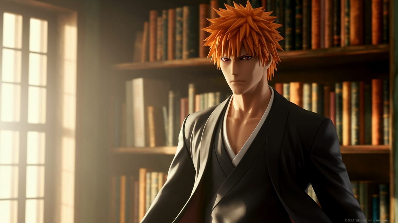 ichigo kurosaki as a real person photorealistic