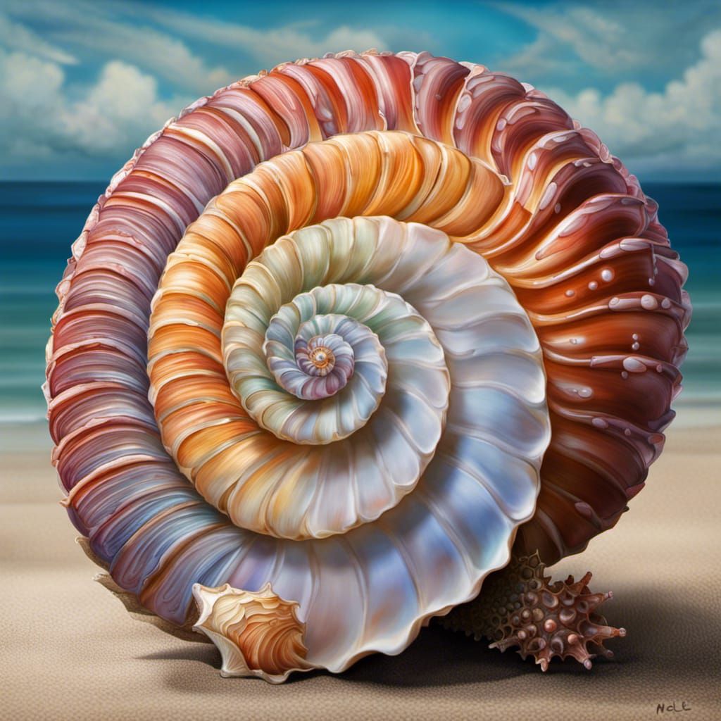 Seashell - AI Generated Artwork - NightCafe Creator