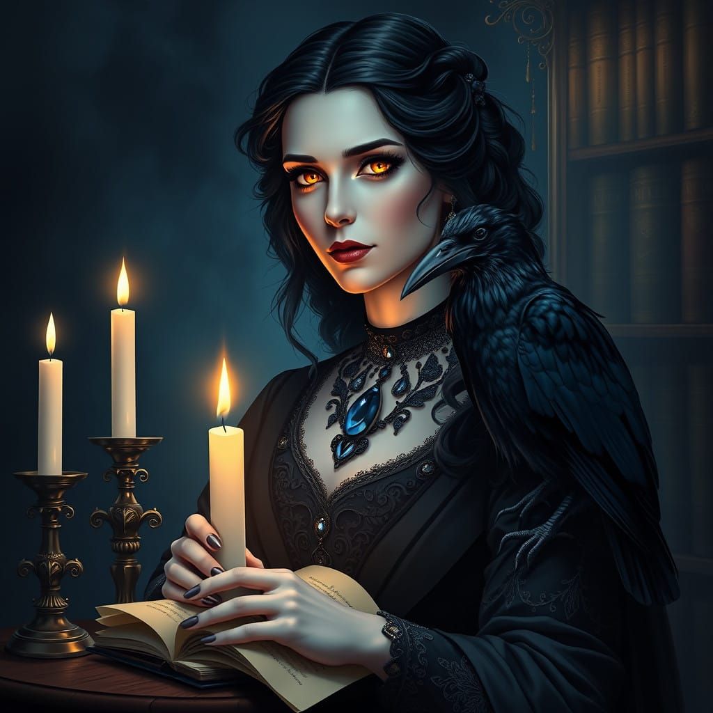 The Raven and Lady Ligeia by Edgar Alan Poe