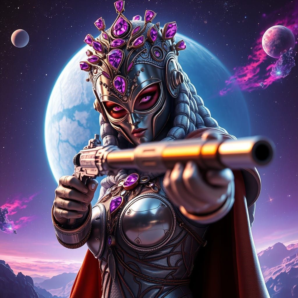 Zsa Zsa The Queen of Outer Space - Regal Cosmic Queen Zsa Zs...