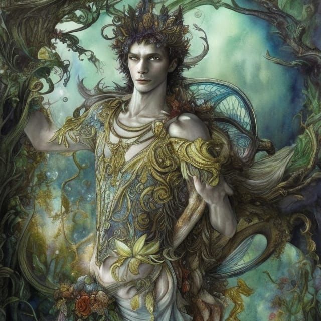 Oberon, King of the Fairies - AI Generated Artwork - NightCafe Creator