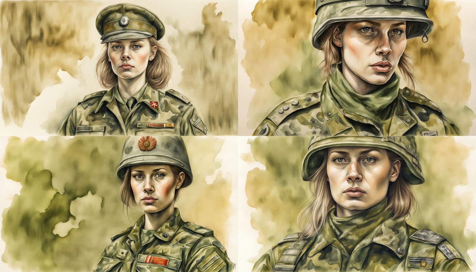 Character Portraits - Soldiers - AI Generated Artwork - NightCafe Creator