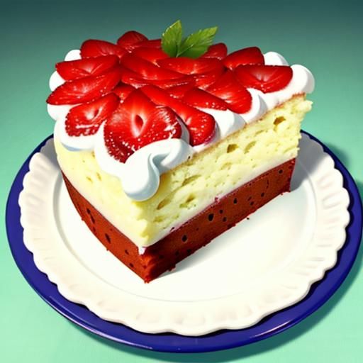 Cake in the shape of a pie - AI Generated Artwork - NightCafe Creator