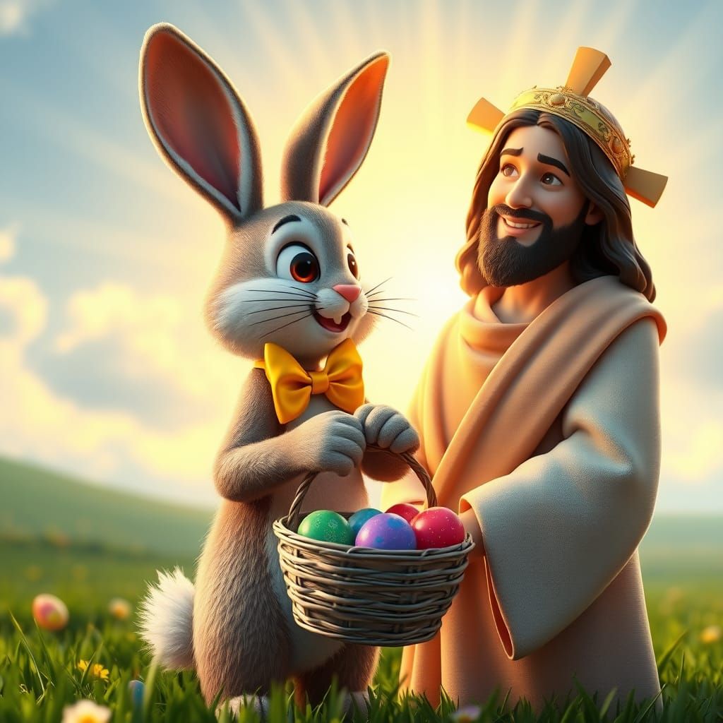 Easter Bunny Meets Jesus - Easter Bunny Meets Jesus