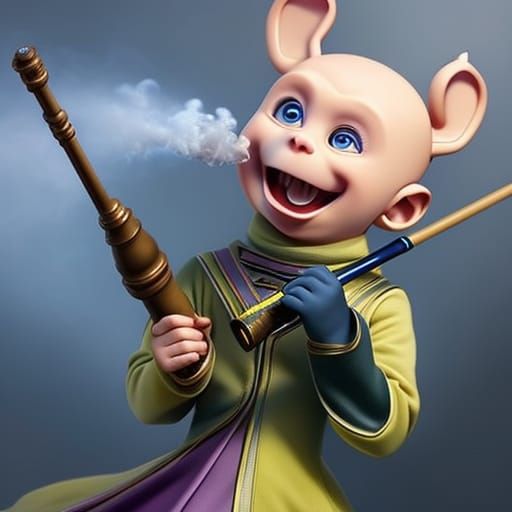 Yollie Wollie Smokin days - AI Generated Artwork - NightCafe Creator