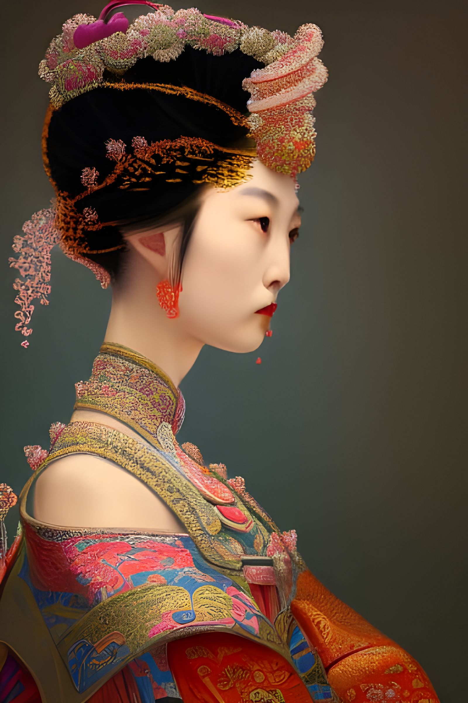 Chinese Princess 11 - AI Generated Artwork - NightCafe Creator
