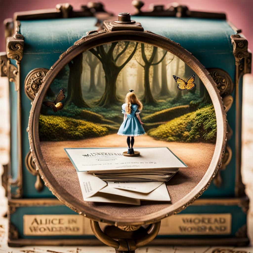 Postcards Through The Looking Glass - AI Generated Artwork - NightCafe ...