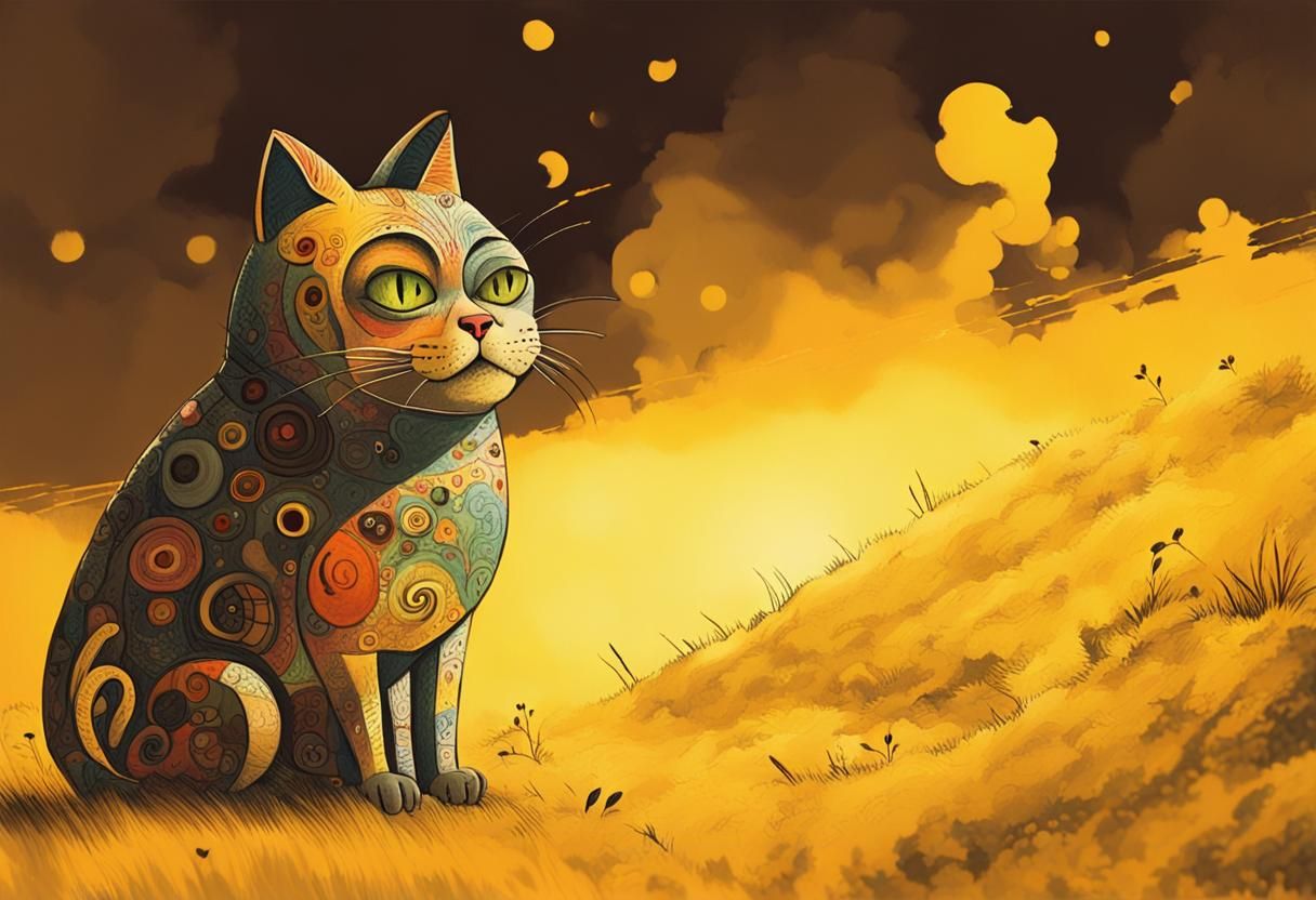 Cat. hallucinations. - AI Generated Artwork - NightCafe Creator
