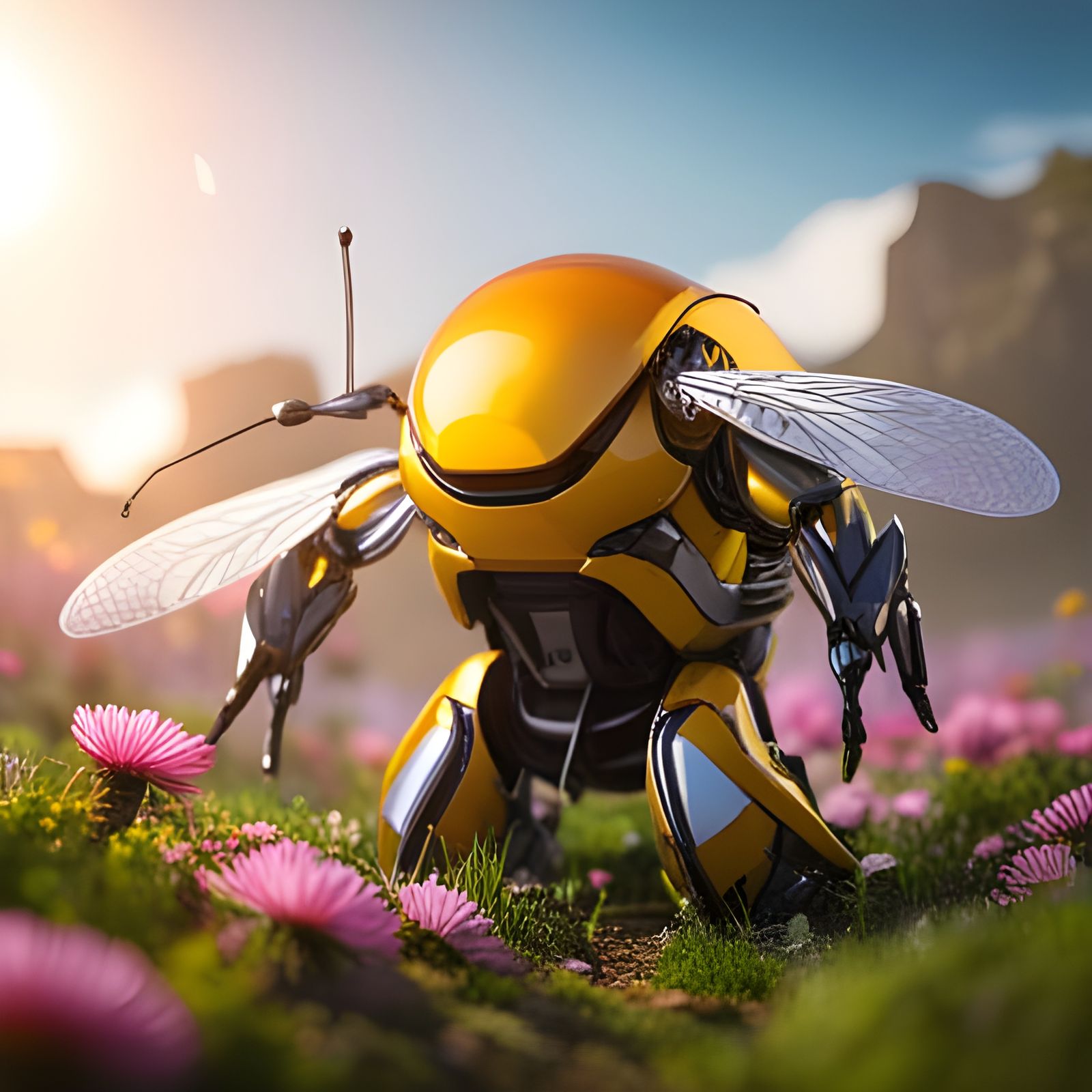 Robobee - AI Generated Artwork - NightCafe Creator