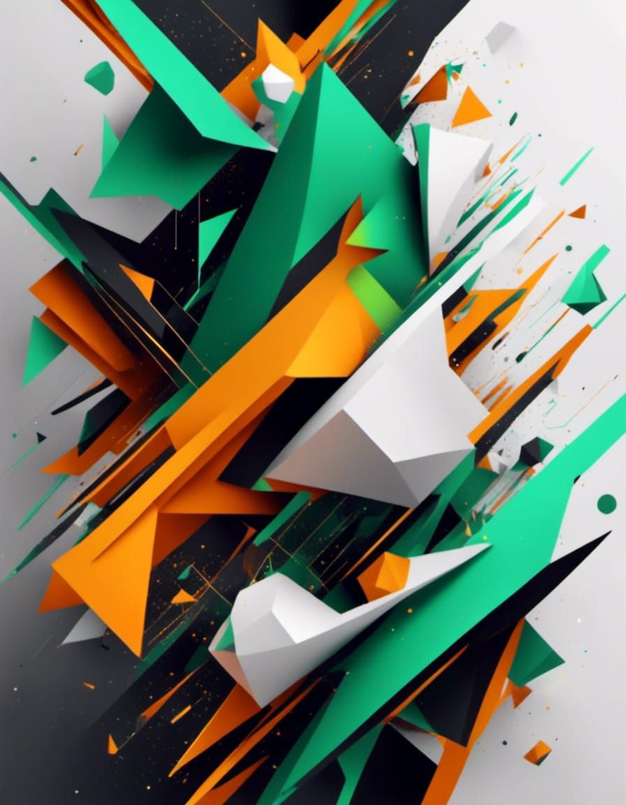 Abstract Forms - AI Generated Artwork - NightCafe Creator