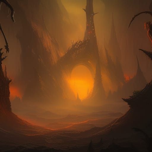 Amber Umber Ember - AI Generated Artwork - NightCafe Creator