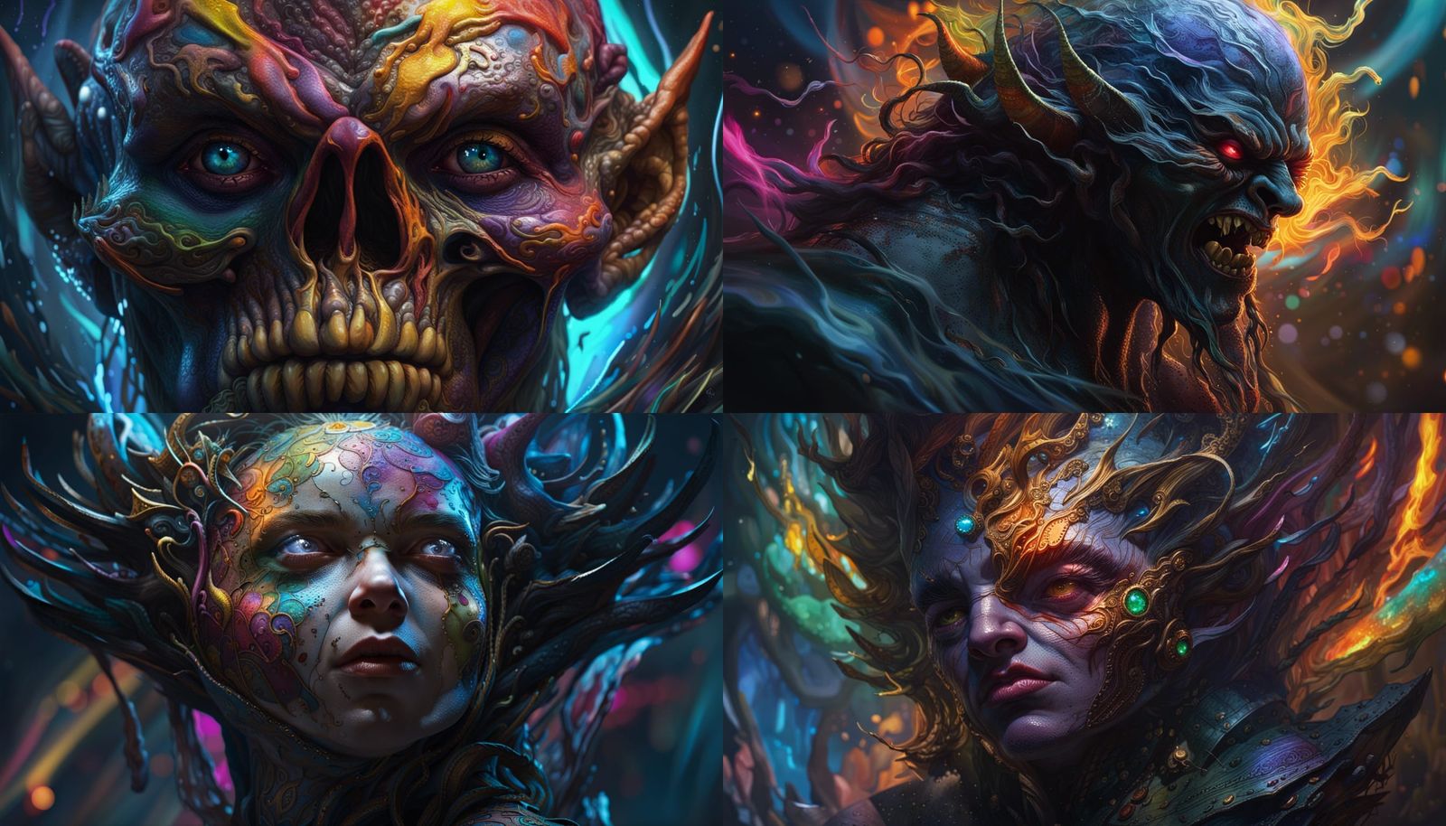 Embodiments of Multiverse of Evil - AI Generated Artwork - NightCafe ...