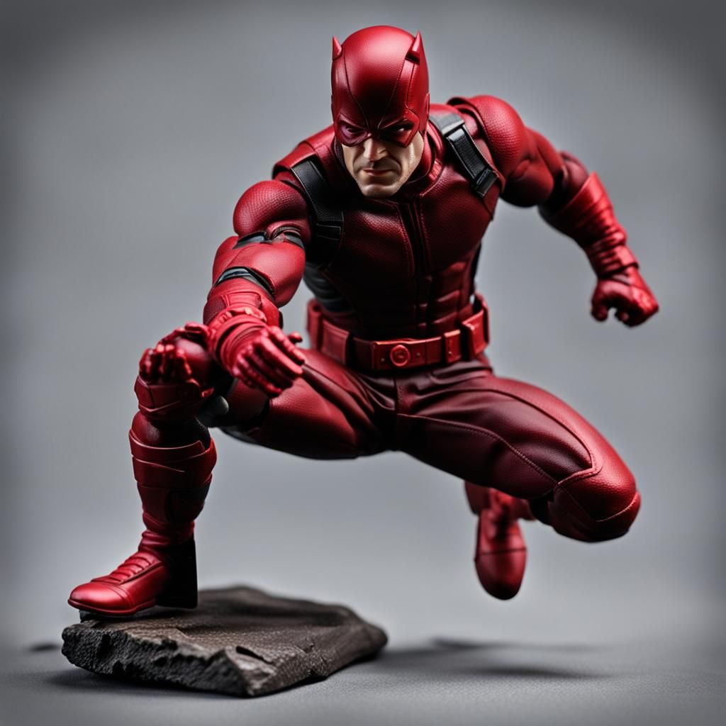 Daredevil, as an action figure - AI Generated Artwork - NightCafe Creator