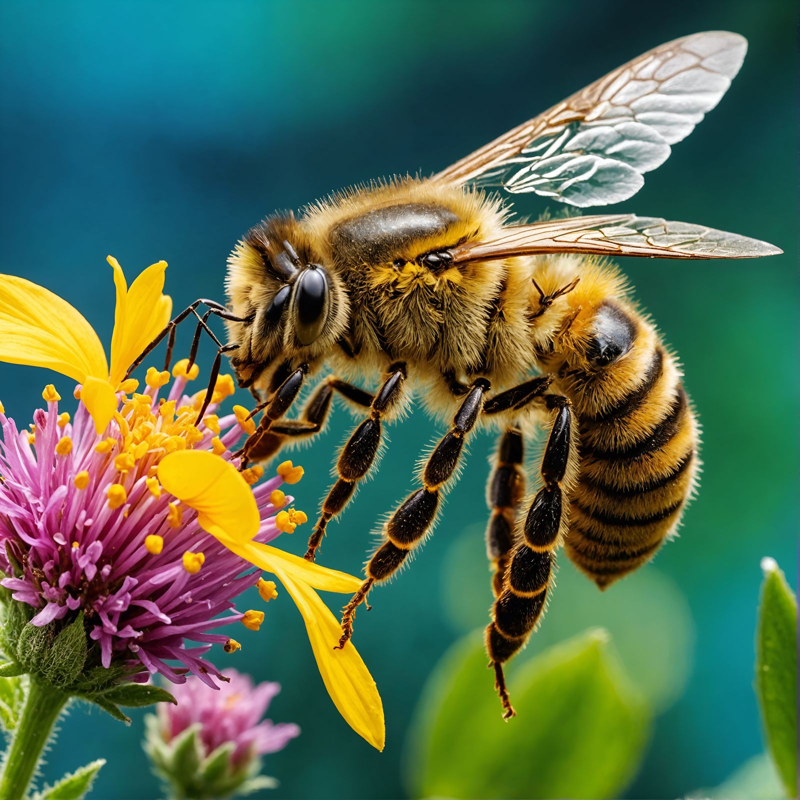 Honeybee my friend - AI Generated Artwork - NightCafe Creator