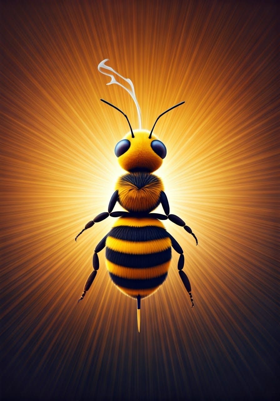 The drink Bumblebee insect - Bee-Themed Cocktail in Vibrant ...