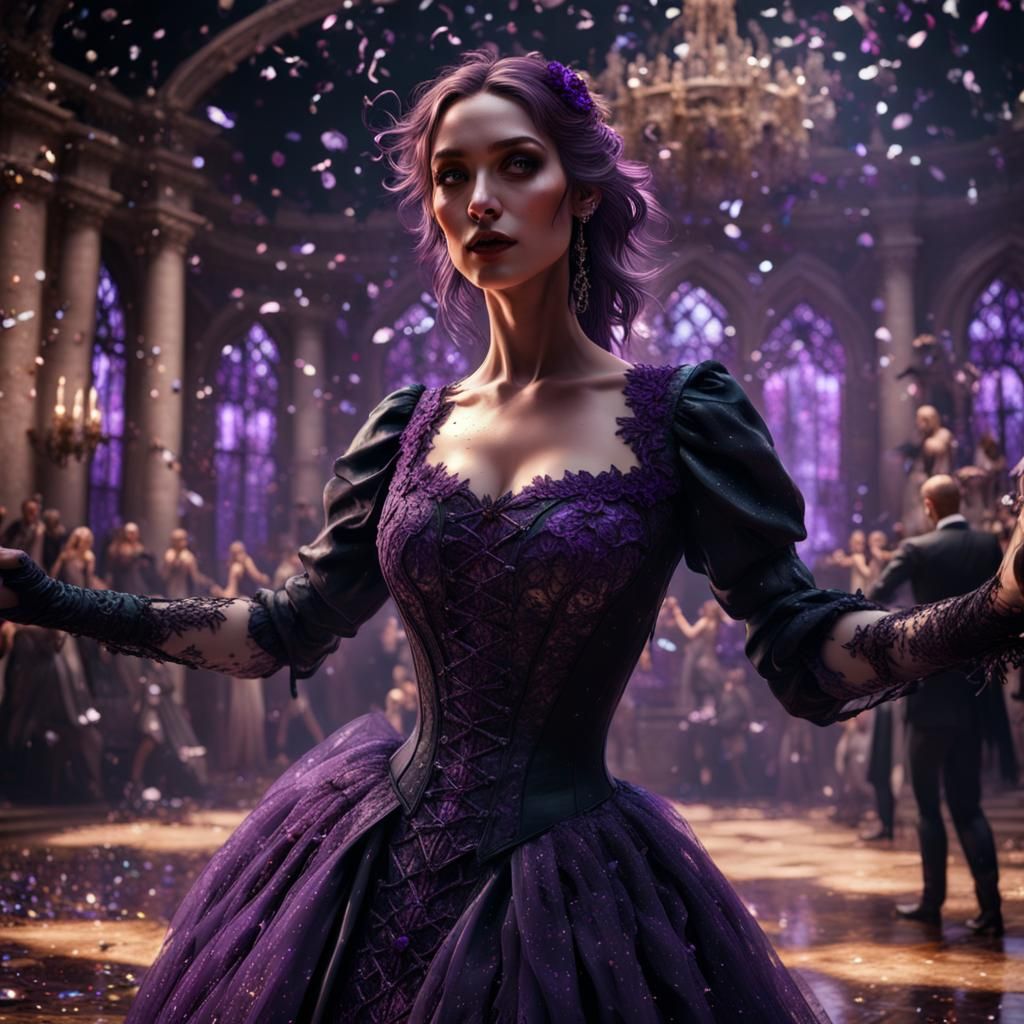 Goth Dancer - AI Generated Artwork - NightCafe Creator