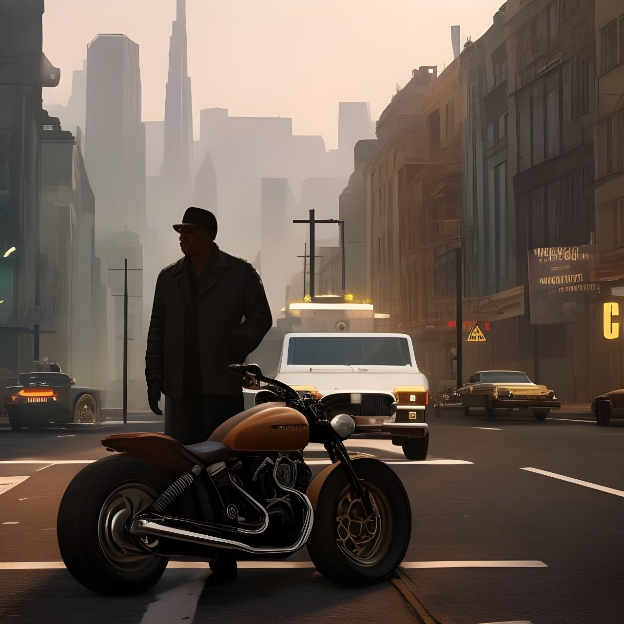 Morgan Freeman in Grand Theft Auto V. (II) - AI Generated Artwork ...