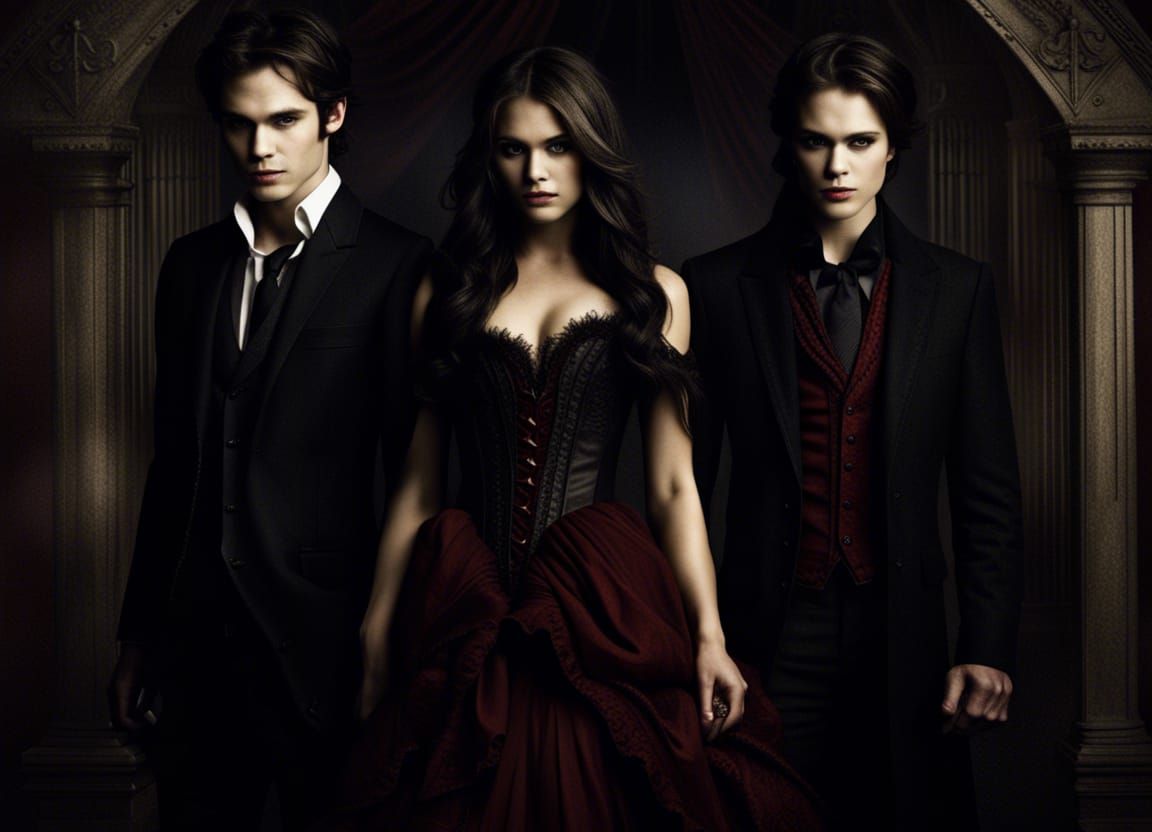 the vampire diaries as gothic horror - AI Generated Artwork - NightCafe ...