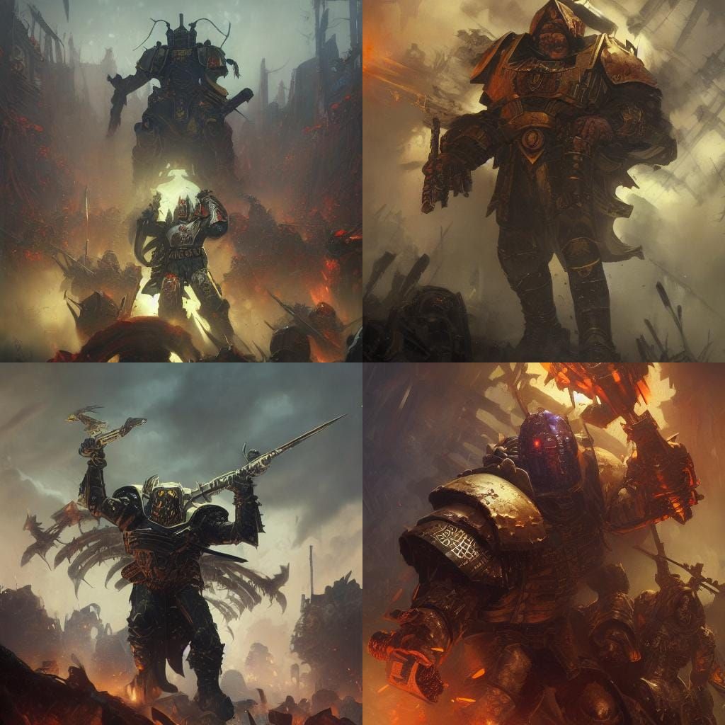 war hammer 40k - AI Generated Artwork - NightCafe Creator