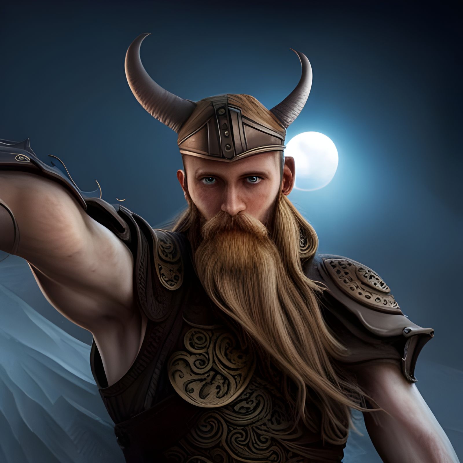 viking god takes selfie - AI Generated Artwork - NightCafe Creator