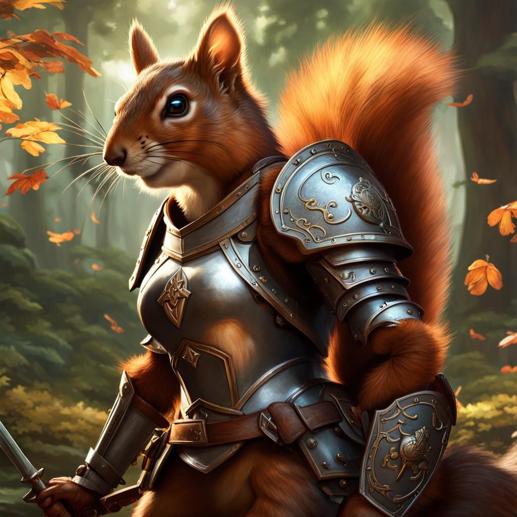 Sqiurrel Knight - AI Generated Artwork - NightCafe Creator