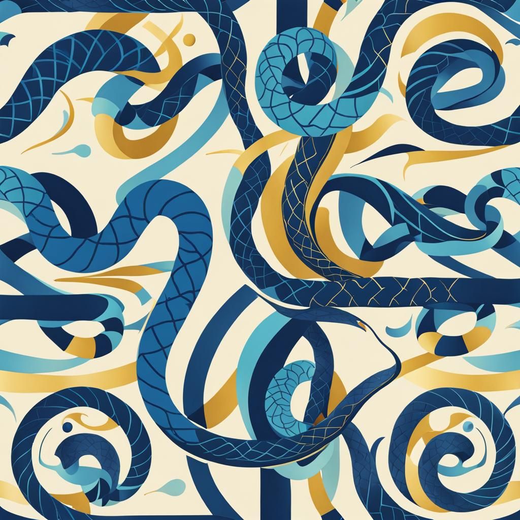 Snakeskin Dreams - AI Generated Artwork - NightCafe Creator
