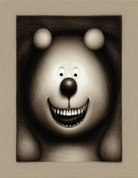 "Obese Cheese Bear": drawing by Stephen Gammell - Gabriel Pacheco ...