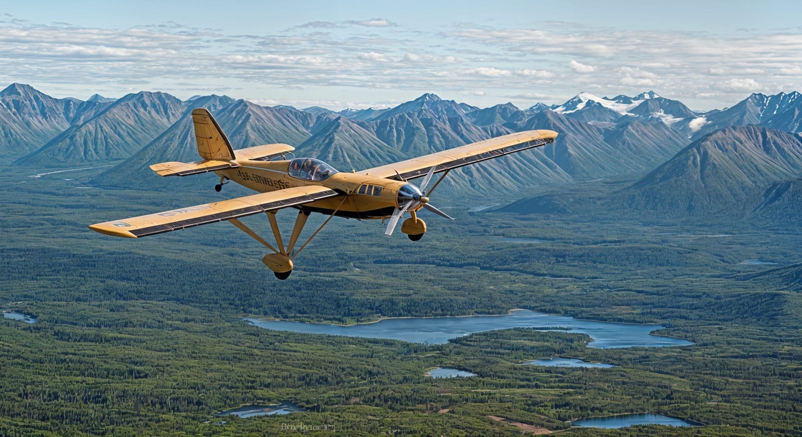 Fastest Human-Powered Balsa Airplane Soars Over Al... - AI Art