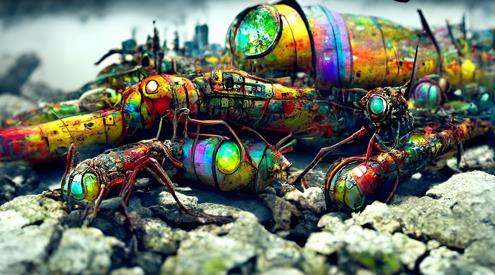 Mutant Mantis Shrimp; nuclear fallout; Fukushima cryptids; colorful ...