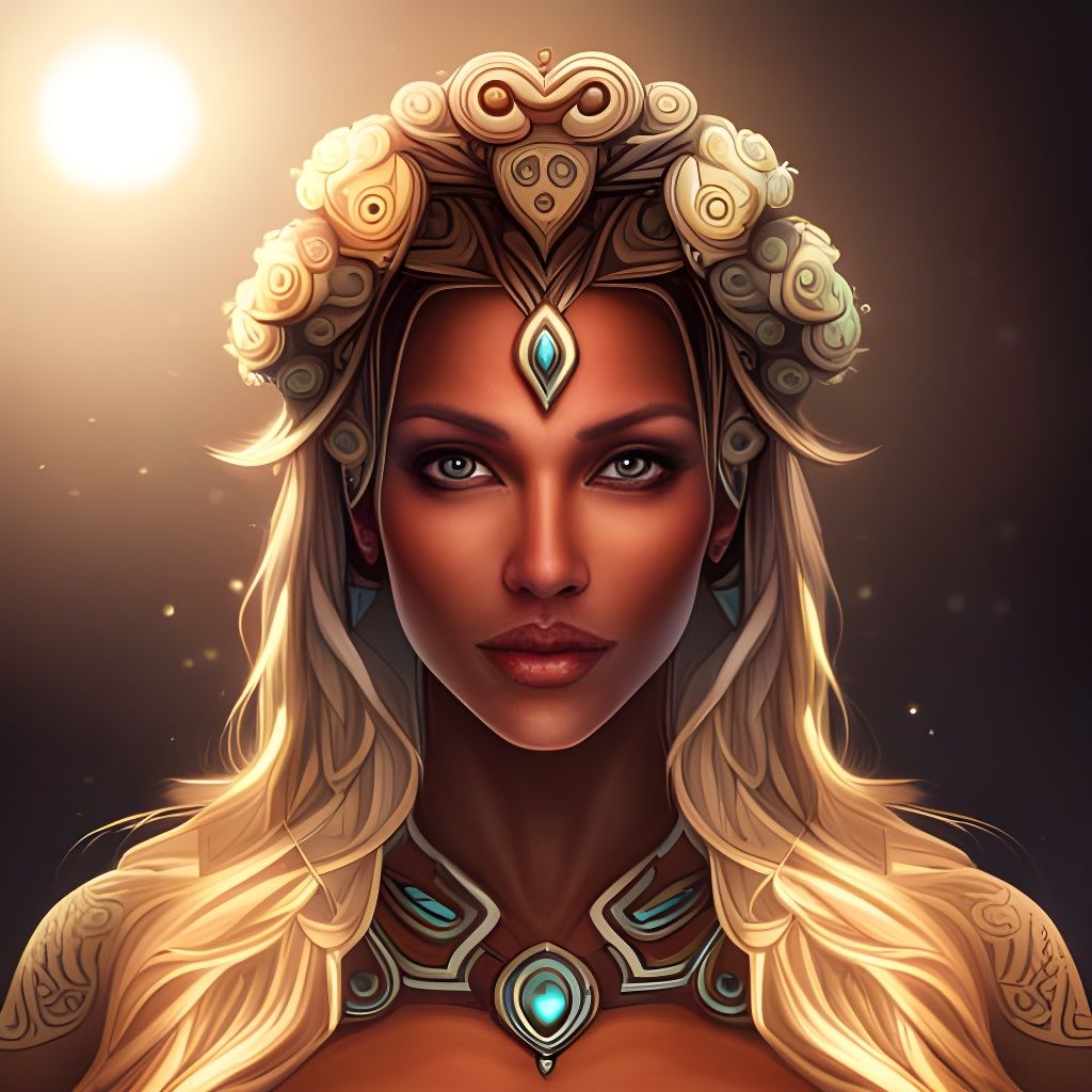 Beautiful Tribal Princess - AI Generated Artwork - NightCafe Creator