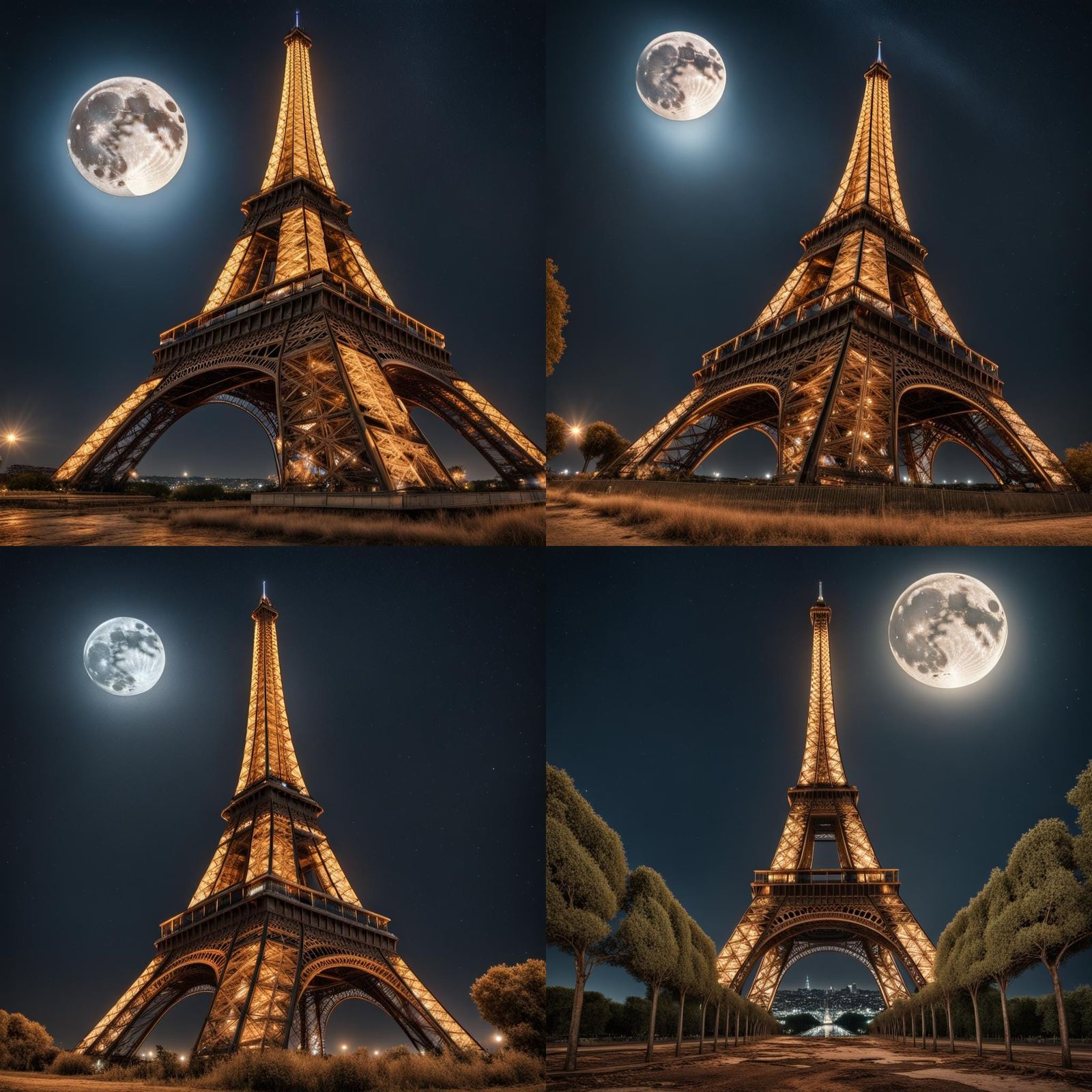 Eiffel Tower abandoned... - AI Generated Artwork - NightCafe Creator