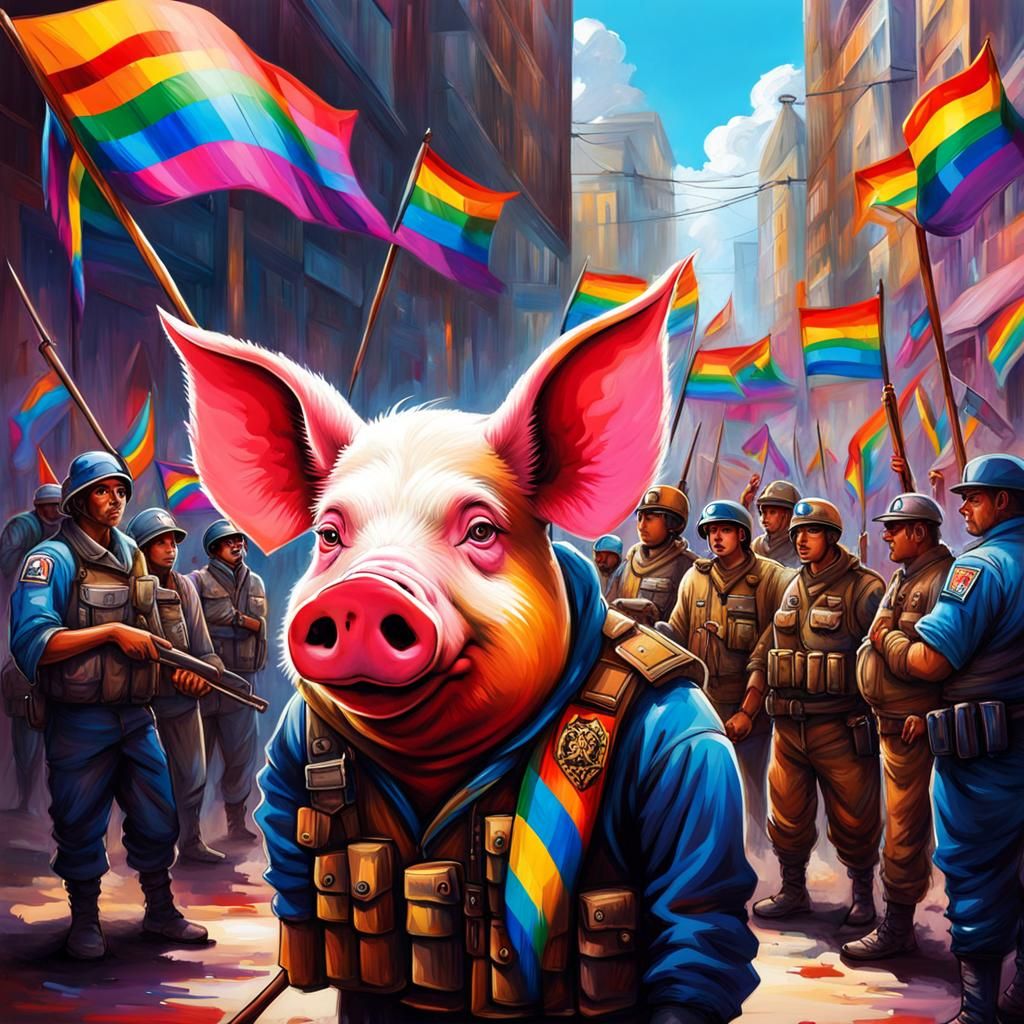 The Pig - AI Generated Artwork - NightCafe Creator