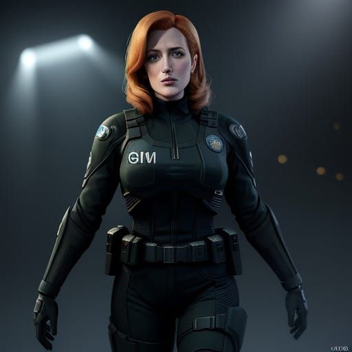 Gillian Anderson as FBI Special Agent Dana Scully
